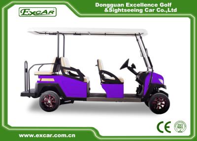 China Excar M1S4+2 6-Passenger Electric Golf Cart with 350A Controller, 48V System and 45km/h Speed for sale