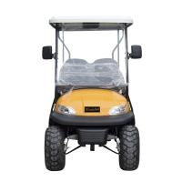 China 6 Seater Electric Golf Cart Off Road Hunting Car Lithium Battery 48V Curtis Controller Flip Flap Seat for sale