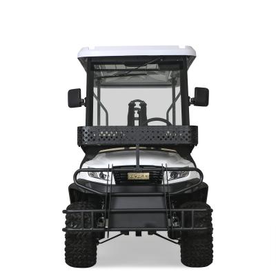 China 4+2 Seats Electric Golf Car 48V 5KW AC Motor with Front Basket for Course Hotel for sale