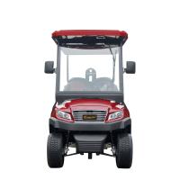 China 4 Seats Red Electric Golf Car 48V 5KW AC Motor Lithium Battery Curtis Controller for sale