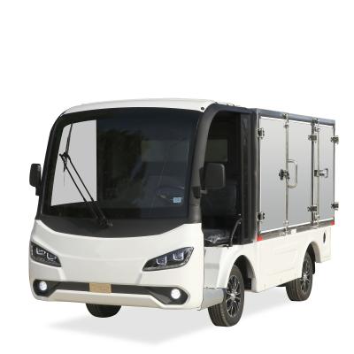 China Electric Buggy Golf Carts With Aluminum Container Cargo Box For Hotel for sale