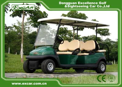 China 6 Passenger Electric Golf Cart with Aluminum Chassis 48V 3700W Motor 70-90km Range for sale