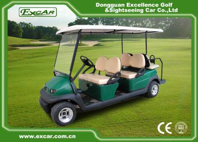 China 48V Electric Golf Cart 6 Passenger with 3.7KW Motor, 70-90km Range, and Hydraulic Shock Absorbers for sale