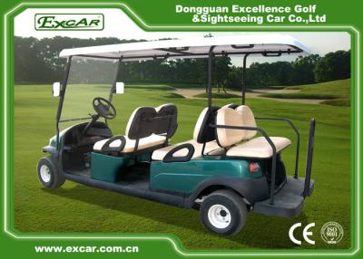 China 6 Passenger Aluminum Electric Golf Buggy 48V 3700W with E-KEY Variable Speed System for sale