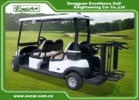 China 6 Seater Electric Golf Buggy with 48V 3.7KW Motor and Graziano Axle - 80-100km Range, 360kg Load Capacity for sale