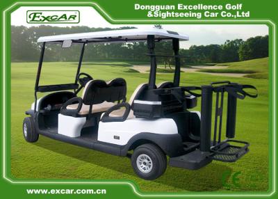 China 6 Seater Electric Golf Buggy with 48V 3.7KW Motor and Graziano Axle - 80-100km Range, 360kg Load Capacity for sale