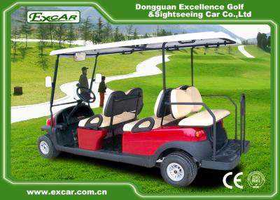 China Excar 48V 3.7KW Electric Golf Cart 6 Seats with Curtis Controller and Trojan Battery for sale