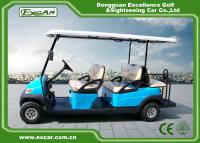China Sky Blue 6-Passenger Electric Golf Buggy 48V 3.7KW Aluminum Chassis for sale