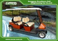 China 6 Person Aluminum Electric Golf Cart 48V 3.7KW Motor 80-100km Range 25km/h Speed for sale