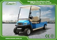 China Blue Electric Utility Golf Cart for 2 Persons with 48V Battery System, 45 km/h Max Speed and CE Certification for sale