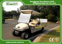 China Beige Two Seater Electric Hotel Buggy Car with 48V Motor - 45 km/h Speed, 90 km Range Utility Vehicle for sale