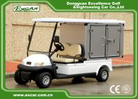 China EXCAR 2-Seater Electric Utility Cart 48V 3.7kW with LED Headlight and Custom Cargo Options for sale