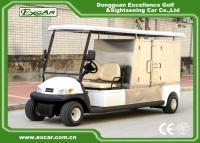 China White Hotel Buggy Electric Utility Cart with 350A Curtis Controller | 48V DC/AC Systems | 45 km/h Speed for sale