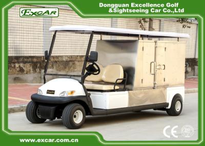 China White Hotel Buggy Electric Utility Cart with 350A Curtis Controller | 48V DC/AC Systems | 45 km/h Speed for sale