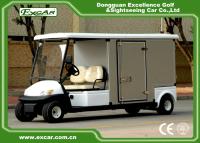 China EXCAR 2-Seater Electric Utility Cart 48V 23km/h with E-KEY and Custom Cargo for sale