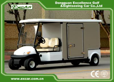 China EXCAR 2-Seater Electric Utility Cart 48V 23km/h with E-KEY and Custom Cargo for sale