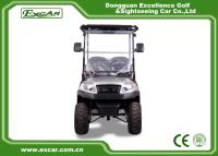 China Silver EXCAR 48V Electric Golf Cart with 275A Controller | 4-Passenger Capacity | 45km/h Max Speed for sale
