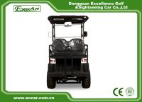 China Silver EXCAR 48V Electric Golf Cart with 275A Controller | 4-Passenger Capacity | 45km/h Max Speed for sale