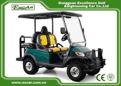 China EXCAR A1S2+2FF 48V Electric Hunting Cart with 3-4 Passenger Capacity and Coil Spring Hydraulic Suspension for sale