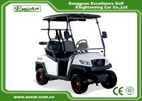 China 48V 2 Seater Electric Golf Cart with Trojan Battery White Club Car Style for sale