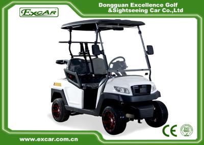 China 48V 2 Seater Electric Golf Cart with Trojan Battery White Club Car Style for sale