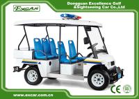 China EXCAR White 5 Seater Electric Patrol Car 5KW 72V with 60-80km Range and 600kg Capacity for sale
