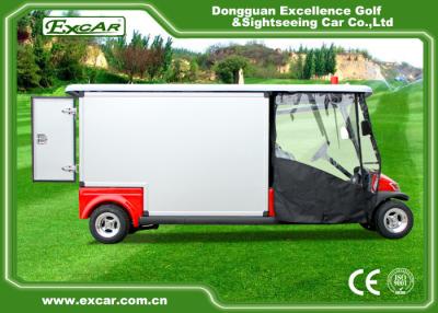 China Red 2-Passenger 48V Electric Ambulance Car with 45 km/h Speed and 90 km Range for Emergency Transport for sale