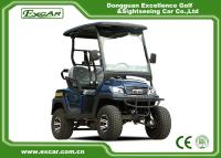 China Excar 2 Seater Electric Hunting Cart 48V 5KW Aluminum Chassis 35km/h for sale