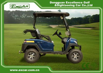 China Excar Lithium Battery Powered 2 Seats Golf Cart 3200x1200x1800mm 80-100km Range for sale