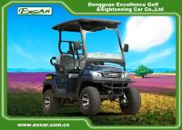 China Custom 4 Wheel Drive 2 Passenger Golf Cart Black Coating CE Approved for sale