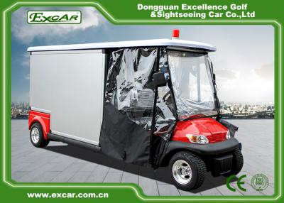 China Custom 48V Electric Ambulance Car - 2 Passenger Hospital Vehicle with 45 km/h Speed and 90 km Range for sale