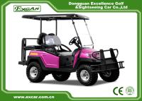 China CE Approved EXCAR 48V Electric Golf Car - 3.7M 4-Seater with 60-100km Range & 23-45km/h Speed for sale