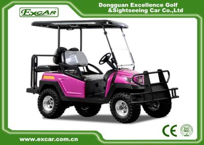 China CE Approved EXCAR 48V Electric Golf Car - 3.7M 4-Seater with 60-100km Range & 23-45km/h Speed for sale