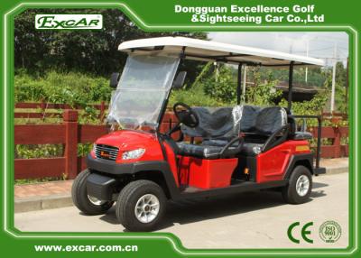 China 48V 3.7kW Electric Golf Car 4 Seater Battery Powered Buggy with Curtis Controller for sale