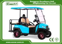 China EXCAR M1S2+2FF 2-Seater Electric Golf Car with 48V AC Motor, 45 km/h Speed, 300 kg Load Capacity for sale