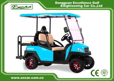 China EXCAR M1S2+2FF 2-Seater Electric Golf Car with 48V AC Motor, 45 km/h Speed, 300 kg Load Capacity for sale