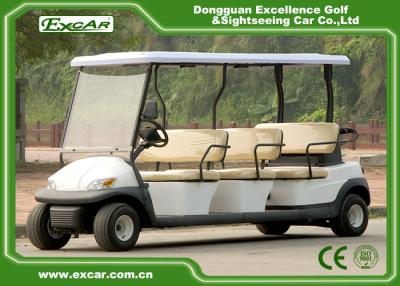 China 11 Seater Electric Golf Buggy 48V 275A Curtis Controller Trojan Acid Battery Custom Logo for sale