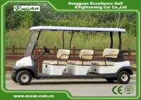China EXCAR 8-Seater Electric Golf Buggy 48V 3.7KW with Aluminum Chassis 4292x1219x1828mm Dimensions for sale