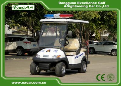 China White 4 Seater Electric Security Patrol Vehicle 48V 3.7KW with 360kg Load Capacity and 45km/h Speed for sale