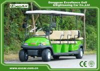 China EXCAR 11 Seater Electric Golf Cart Sightseeing Car with Trojan Battery 4292x1219x1828mm for sale