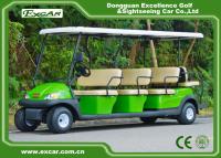 China 11 Seater Electric Sightseeing Car 48V 3.7kW Trojan Battery Golf Cart for sale