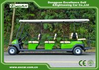 China 11 Seater Electric Sightseeing Car 48V 3.7kW Trojan Battery Golf Cart for sale