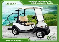 China White 48V 2 Passenger Electric Golf Cart with 3700W Motor and Curtis Controller for sale