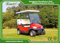 China 48V Trojan Battery 2 Seater Electric Golf Car with Steel Body and Ice Box for sale