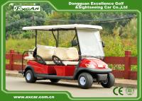 China 48V 6 Seater Electric Golf Car 350A Controller Golf Buggy with Rain Cover for sale