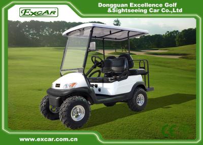 China White 2 Seater Electric Hunting Buggy 48V with Trojan T875 Battery and Curtis Controller for sale