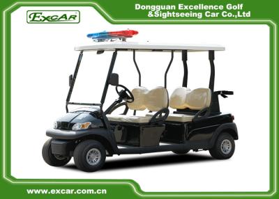 China EXCAR 4-Seat 48V 3.7KW Electric Patrol Car with LED Caution Light and Safety Features for sale