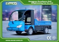 China CE Approved Trojan Battery Powered Utility Cart 72V 7500W Blue Comfortable Chair for sale