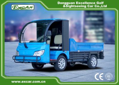 China CE Approved Trojan Battery Powered Utility Cart 72V 7500W Blue Comfortable Chair for sale