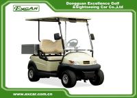 China 2 Seater AC Motor Electric Golf Car 48V Trojan Battery Hotel Buggy 3kW for sale